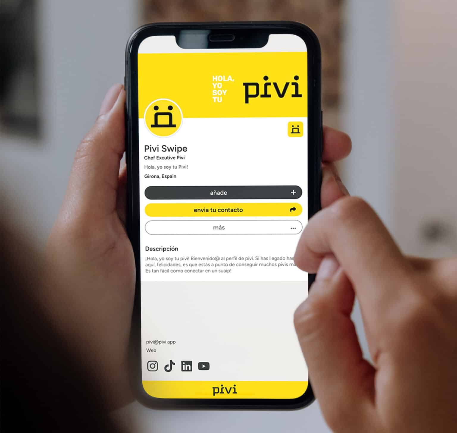 Pivi - Tarjetas, stickers, llaveros y expositores NFC